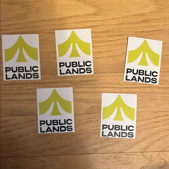 Office | New Set Of 5 Public Lands Logo Stickers | Poshmark